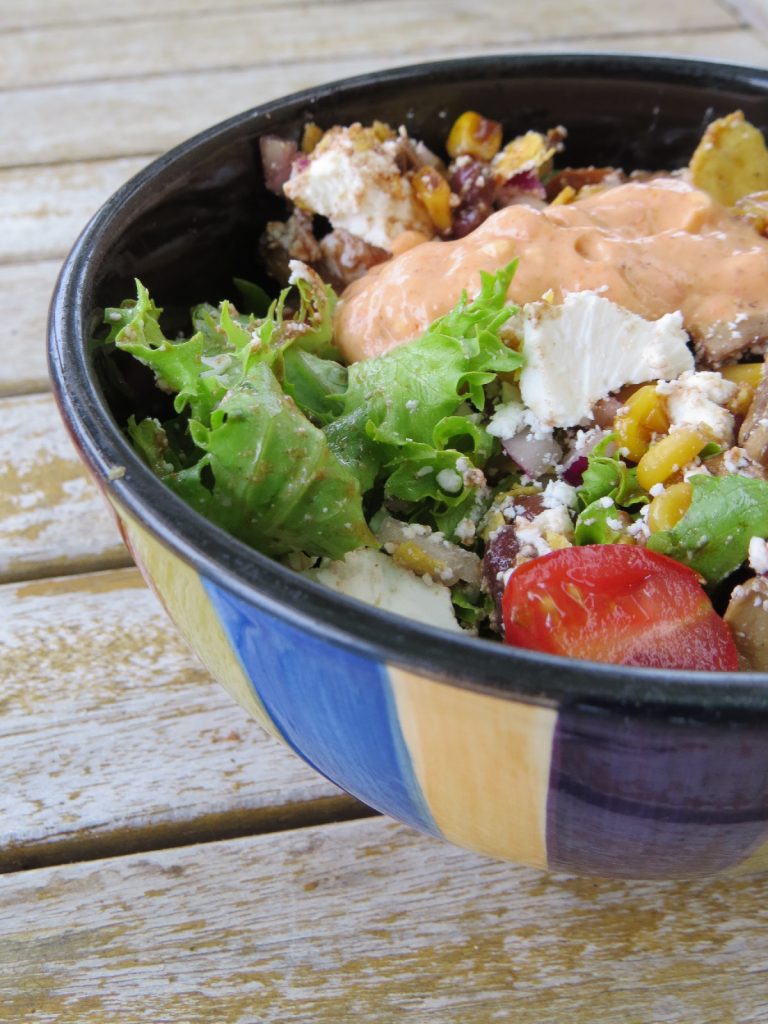 Vegetarian Nacho Salad - Rediscover Modern Homesteading